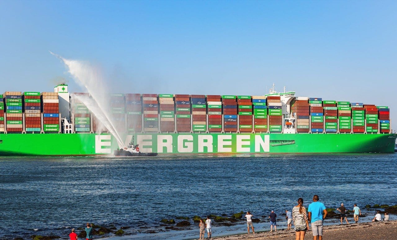 The Largest Container Ship In The World Arrived In Rotterdam The Largest Container Ship In The World Arrived In Rotterdam